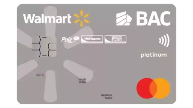 Tarjeta Walmart Platinum | BAC Credomatic